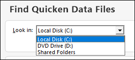 How to find a Quicken data file | Quicken
